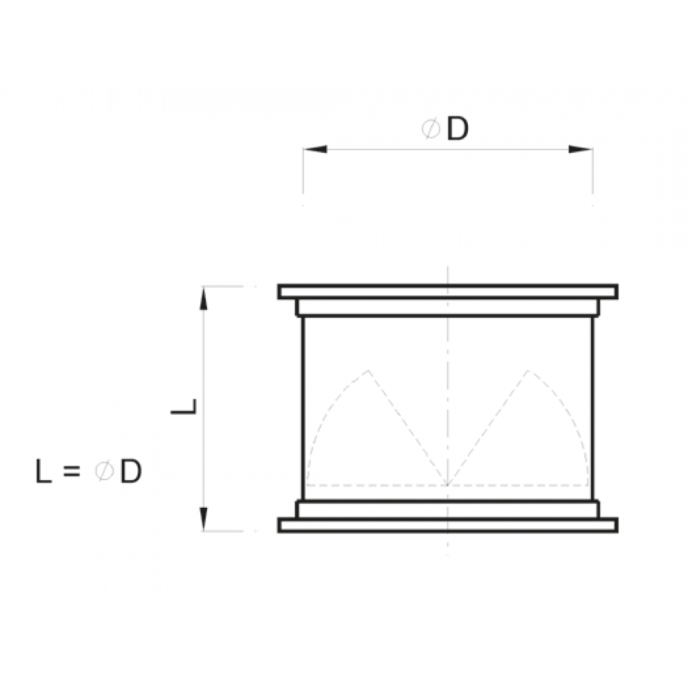 KZV 560 PP EP2 backdraft shutter vertical | Electrodesign