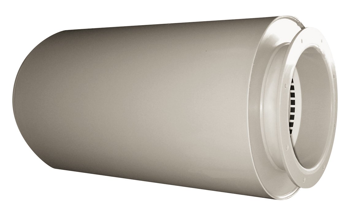 THK 315-1000 PP EP2 sound attenuator with fixed flange | Electrodesign