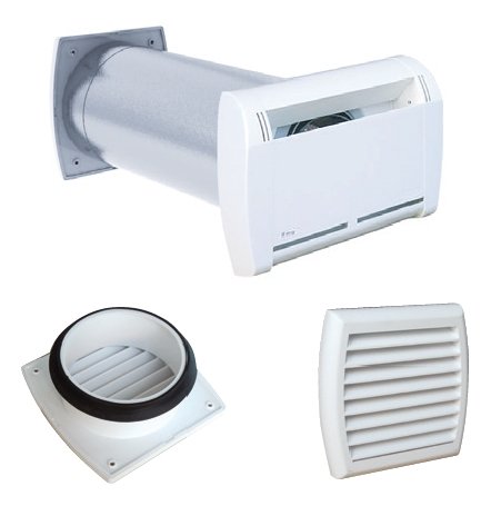 SILEM KIT 30 samoregulační přívodní prvek s tlumičem hluku | Elektrodesign